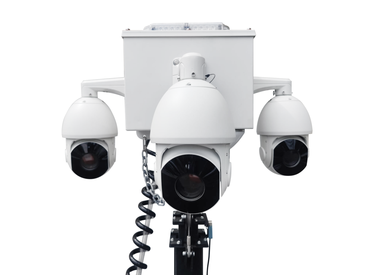 Solar Powered Video Surveillance Camera Trailer